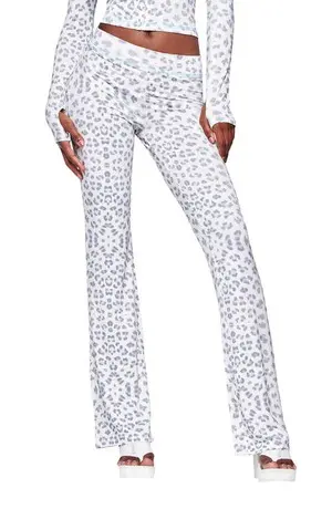 Women's Leopard Print Track Pants