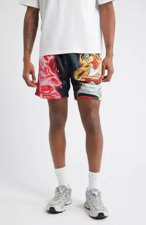 OVERTIME Anime Rival Mesh Basketball Shorts