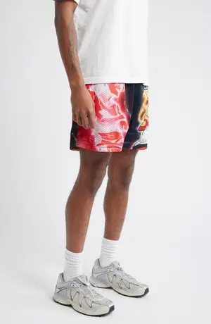 OVERTIME Anime Rival Mesh Basketball Shorts