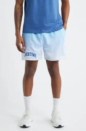 OVERTIME Gradient Mesh Basketball Shorts