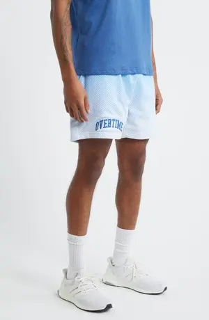 OVERTIME Gradient Mesh Basketball Shorts
