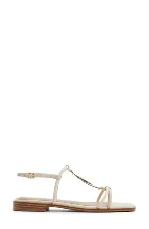Aldo Ankle Strap Sandal - Other White