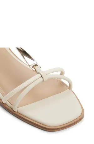 Aldo Ankle Strap Sandal - Other White