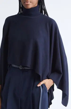 Michael Kors Cashmere Turtleneck Poncho