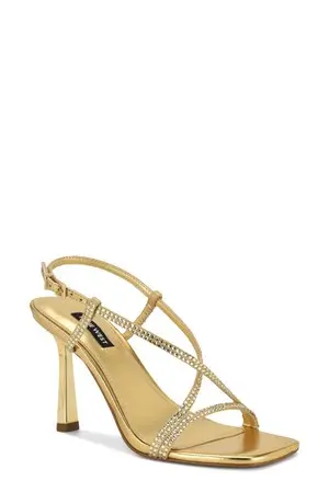 Nine West Vallanh Slingback Sandal - Gold