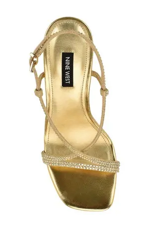 Nine West Vallanh Slingback Sandal - Gold