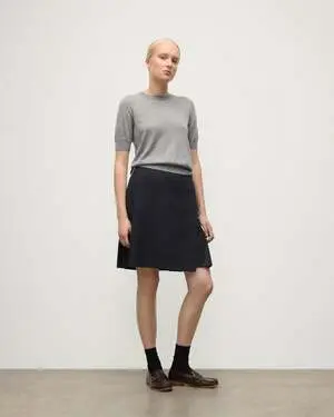 Johnstons Of Elgin Honor Superfine Cashmere T-shirt - Grey