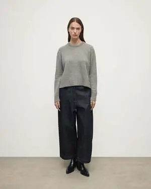 Johnstons Of Elgin Donegal Cashmere Jumper - Grey