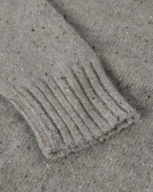 Johnstons Of Elgin Donegal Cashmere Jumper - Grey