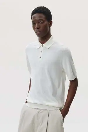 Johnstons Of Elgin Superfine Merino Polo Shirt