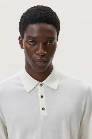 Johnstons Of Elgin Superfine Merino Polo Shirt