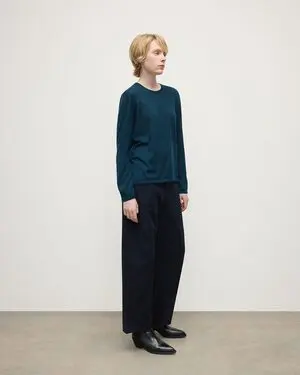 Johnstons Of Elgin Superfine Cashmere Jumper - Green