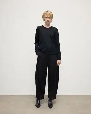 Johnstons Of Elgin Superfine Cashmere Jumper - Black