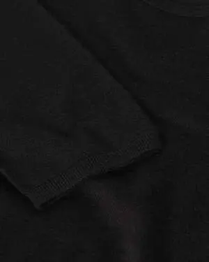 Johnstons Of Elgin Superfine Cashmere Jumper - Black