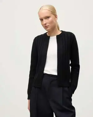 Johnstons Of Elgin Lecht Cashmere Crew Cardigan