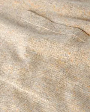Johnstons Of Elgin Slouch Cashmere Jumper With Pocket - Natural