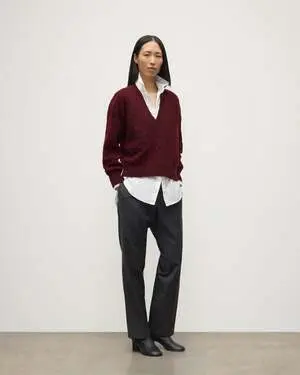 Johnstons Of Elgin V Neck Sweaters For Women