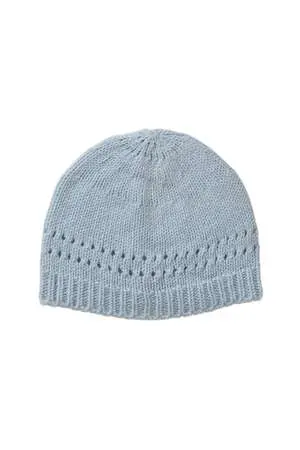 Johnstons Of Elgin Cashmere Baby Beanie - Blue