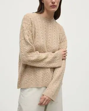 Johnstons Of Elgin Cable Knit Cashmere Jumper