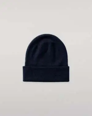 Johnstons Of Elgin Braemar Cashmere Beanie - Navy