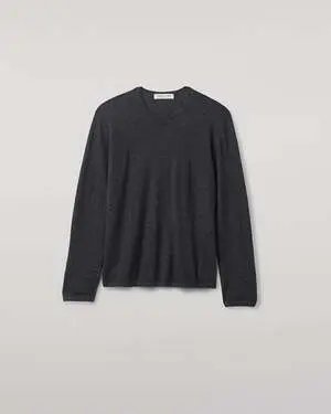 Johnstons Of Elgin Superfine Cashmere Jumper - Grey