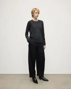 Johnstons Of Elgin Superfine Cashmere Jumper - Grey