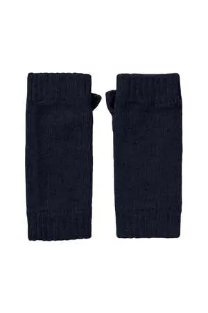 Johnstons Of Elgin Cashmere Wrist Warmers - Navy