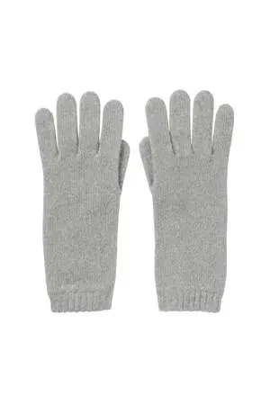 Johnstons Of Elgin Cashmere Knitted Gloves - Grey