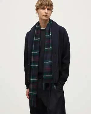 Johnstons Of Elgin Mackenzie Tartan Cashmere Scarf
