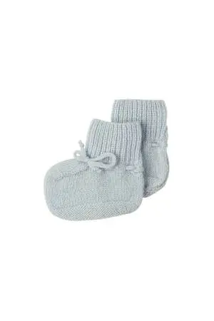 Johnstons Of Elgin Cashmere Baby Booties - Blue