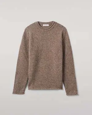 Johnstons Of Elgin Brushed Cashmere-silk Bouclé Jumper - Red