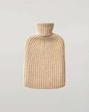 Johnstons Of Elgin Cashmere Hot Water Bottle Cover - Natural