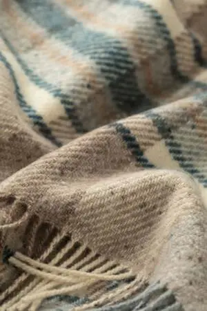 Johnstons Of Elgin Donegal Check Bed Throw