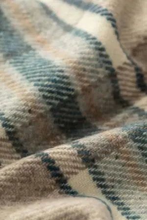 Johnstons Of Elgin Donegal Check Bed Throw