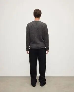 Johnstons Of Elgin Brushed Cashmere Silk Jumper - Grey