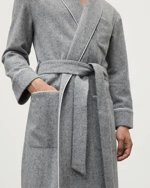 Johnstons Of Elgin Donegal Cashere Dressing Gown