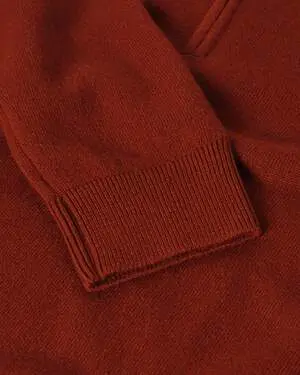 Johnstons Of Elgin Cashmere Zip Neck Jumper - Red