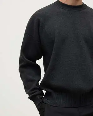 Johnstons Of Elgin Relaxed Milano Cashmere Jumper - Grey
