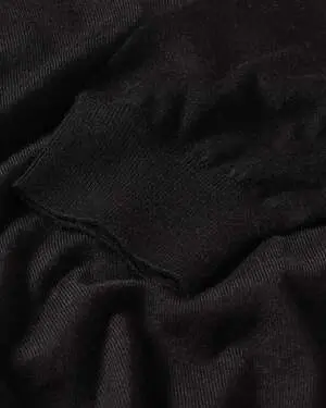 Johnstons Of Elgin V-neck Cashmere Jumper - Black