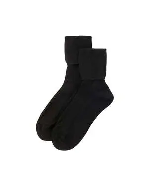 Johnstons Of Elgin Cashmere Ankle Socks - Black