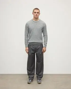 Johnstons Of Elgin Cable Knit Cashmere Jumper