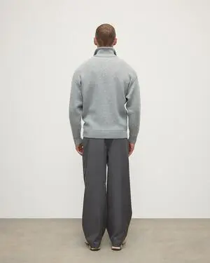 Johnstons Of Elgin Double Face Half Zip Jumper