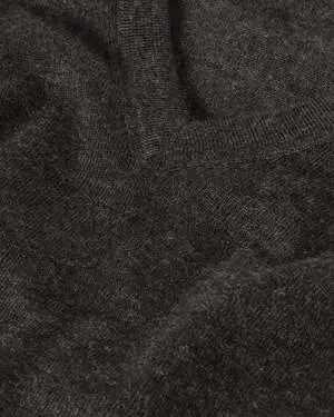 Johnstons Of Elgin Fin V-neck Superfine Cashmere Jumper - Grey