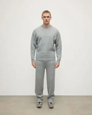 Johnstons Of Elgin Double Face Light Tapered Jogger - Grey