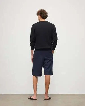Johnstons Of Elgin Classic Cashmere Crew Jumper - Black