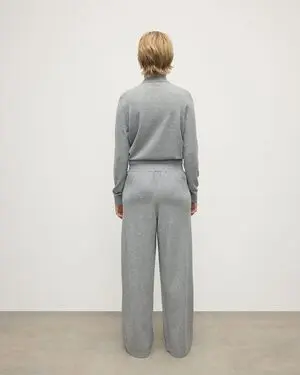 Johnstons Of Elgin Wide Leg Cashmere Trousers