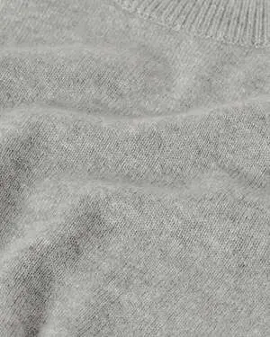 Johnstons Of Elgin Cashmere Crew Neck Jumper - Grey
