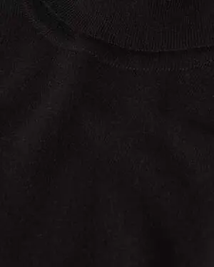 Johnstons Of Elgin Classic Cashmere Roll Neck Jumper - Black