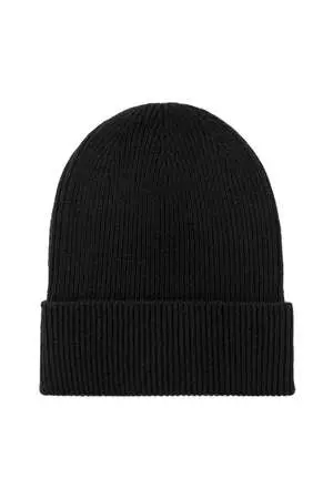 Johnstons Of Elgin Slouchy Cashmere Beanie - Black