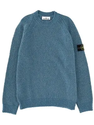 Stone Island Wool Blend Sweater - Azure